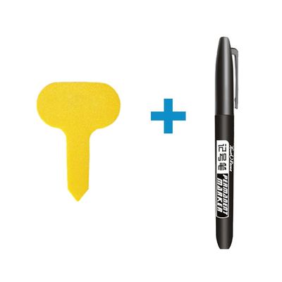 100PCS T-type Plant Markers Labels Waterproof Tags Garden La