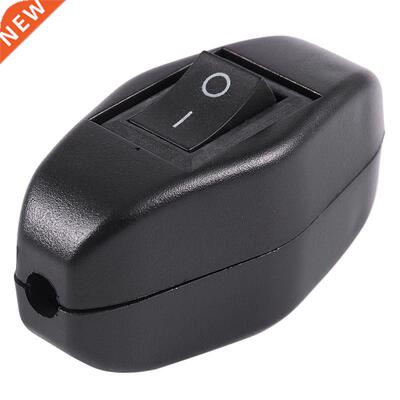 Black Bedroom On Off Button n Lne Swtch 6A/250VAC 10A/125