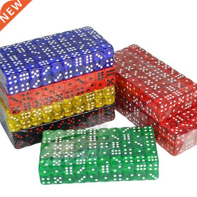 16mm Acrylic Casino Digital Polyhedral Dice Set Six Sided Sp