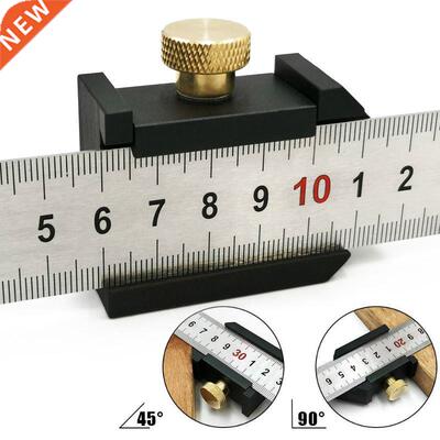 Steel Ruler Postonng Block Alloy Angle Scrber Lne Mark