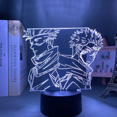 Anime Lamp Satoru Gojo Jujutsu Kaisen Led Night Light Yuji