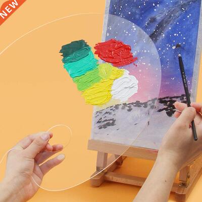 1pcs Acrylic Paint Palette Transparent Clear Gouache Tools C