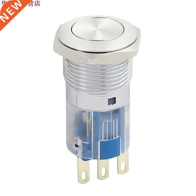 16mm bouton poussoir diamètre du filetage plat imperm