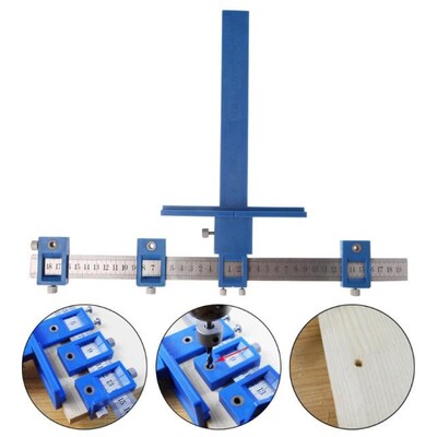 Punch Locator Drill Guide Woodworking Drilling Dowelling Hol
