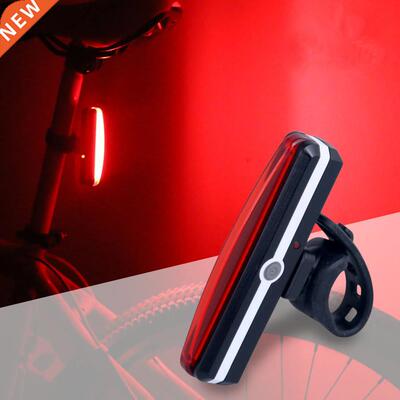 Bike Rear Led Light Usb Red White Bicycle Tail Light Recharg