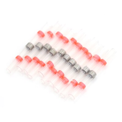 Red 22-18AWG Waterproof Heat Shrink Butt Wire Splice Connect