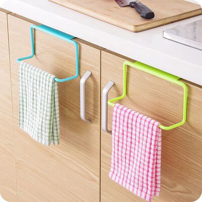 Kitchen Tool Organizer Towel Rack Hanging Holder Bathroom Ca
