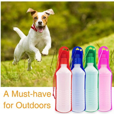 2020 New 250ML Outdoor Portable Pet Dog Water Bottles Campin
