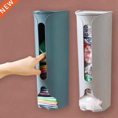 Home wall-mounted garbage bag storage box wall W hanging k
