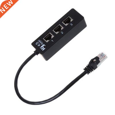 1 to3 Socket LAN Ethernet Network RJ45 Plug Splitter Extend