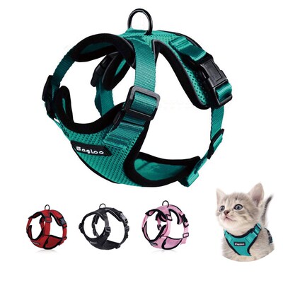 Cat Harness and Leash Set for Escape Proof Cat Vest Harness