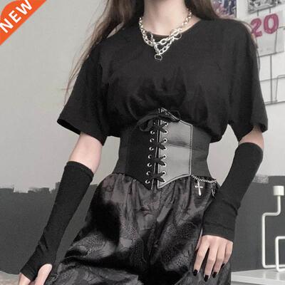 Corset Wide Belts For Women Pu Leather Slimming Body Waistba
