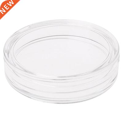 38.6mm Clear Round Acrylic Coin Capsule Storage Box Holder C