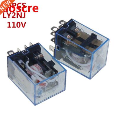 10Pcs Relay LY2NJ 110V AC Small relay 10A 8PIN Coil DPDT