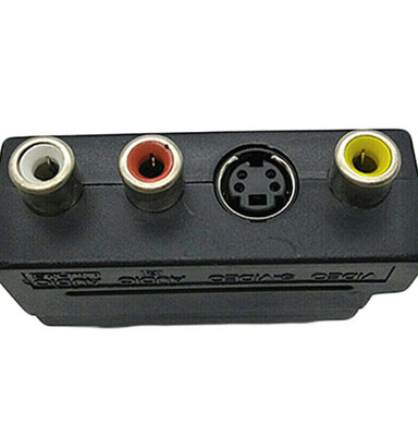 RGB Scart naar Composiet 3 RCA S-Video AV TV Audio Adapter C