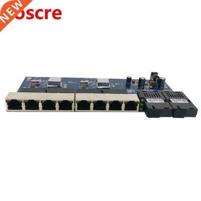 Reverse POE 2G8 RJ45 Gigabit Ethernet Switch Fiber Port SC C