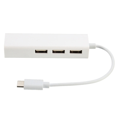 3 port Type-C USB 3.Fast Ethernet +USB 2.0 HUB 10 /100MB RJ4