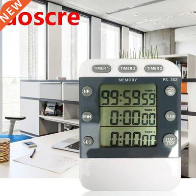 Eectronic 3 Channel Timer Countdown Clock 99 Hours Digital 1
