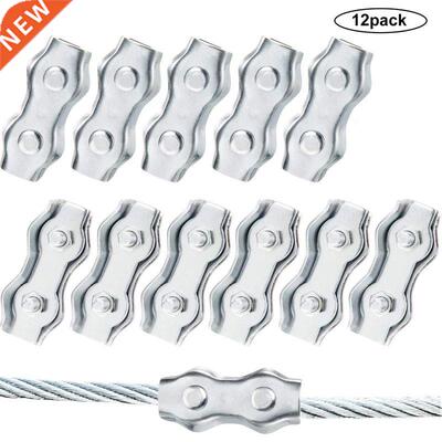 12Pcs Poly Rope Connector Wires Splicer 304 Stainless Steel