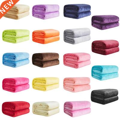 Soft Warm Coral Fleece Flannel Blankets For Beds Faux Fur Mi