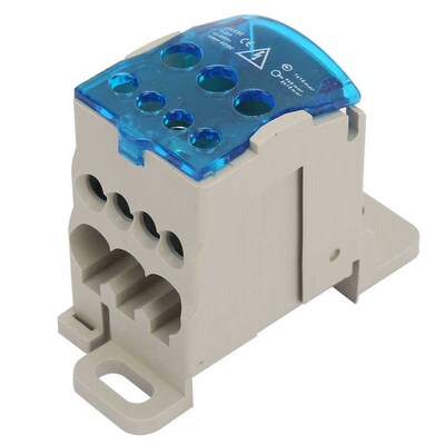 UKK 80A Din Rail Terminal Block Distribution Box Universal P