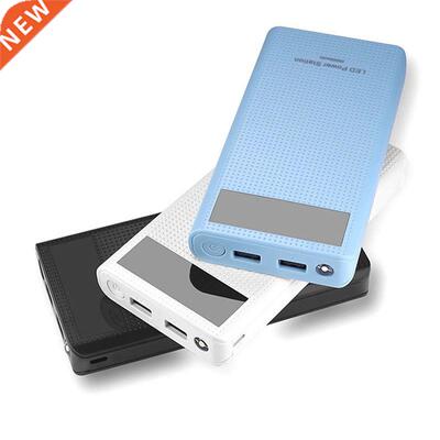 Plastic 7x18650 Portable DIY Power Bank Case External Backup