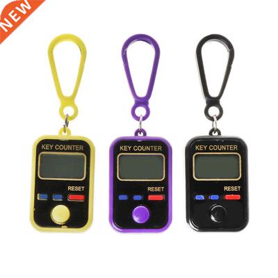 LCD Digit Electronic Tally Counter 0-99999 Keychain Finger C