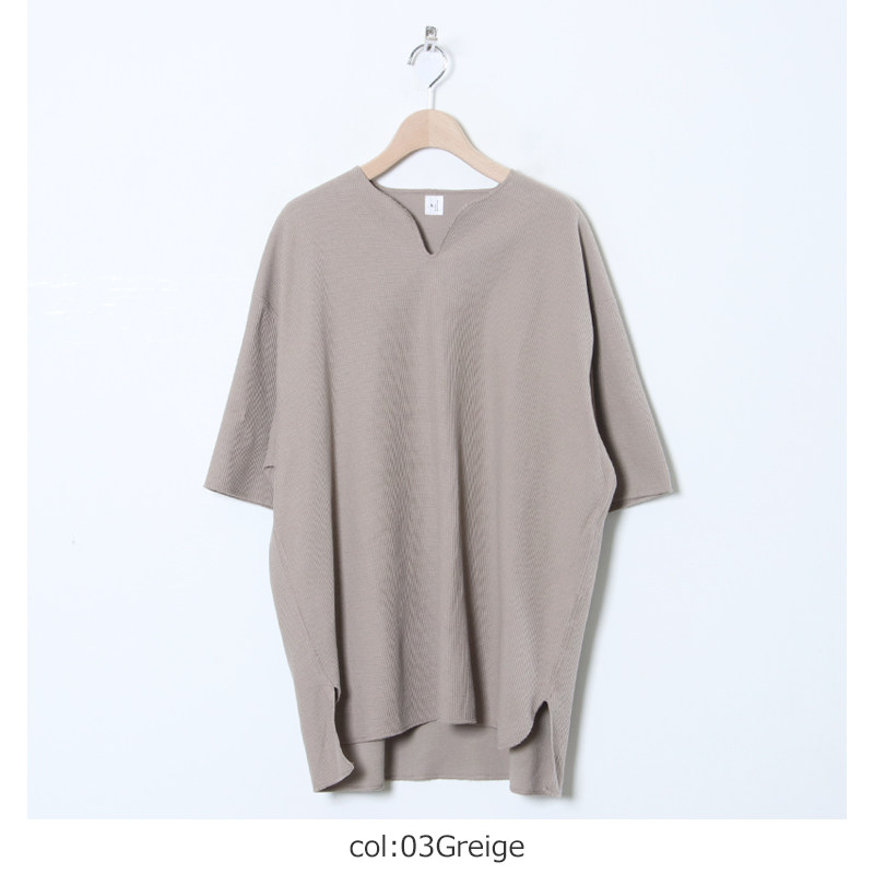 【NextVogue】blurhmsROOTSTOCK Rough&Smooth Thermal华夫格短袖
