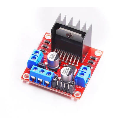 L298N芯片 电机驱动板模块 步进直流减速 Arduino智能小车机器人