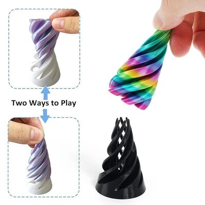 3D Printed Helix Screw Rotating Toy Stress Reducing Tool Pyr