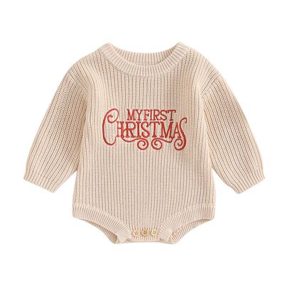 Newborn Baby Girl Boy Christmas Outfit Sweater Oversized Kni