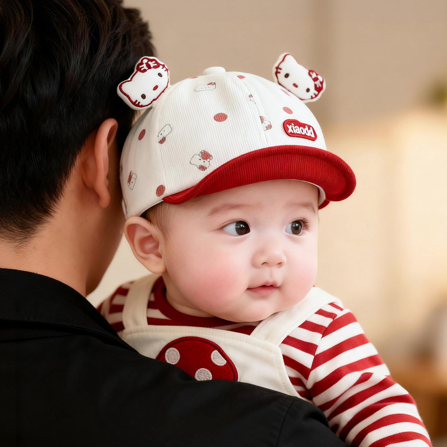婴儿帽子春秋季薄款宝宝鸭舌帽儿童遮阳帽防晒帽婴幼儿秋冬太阳帽
