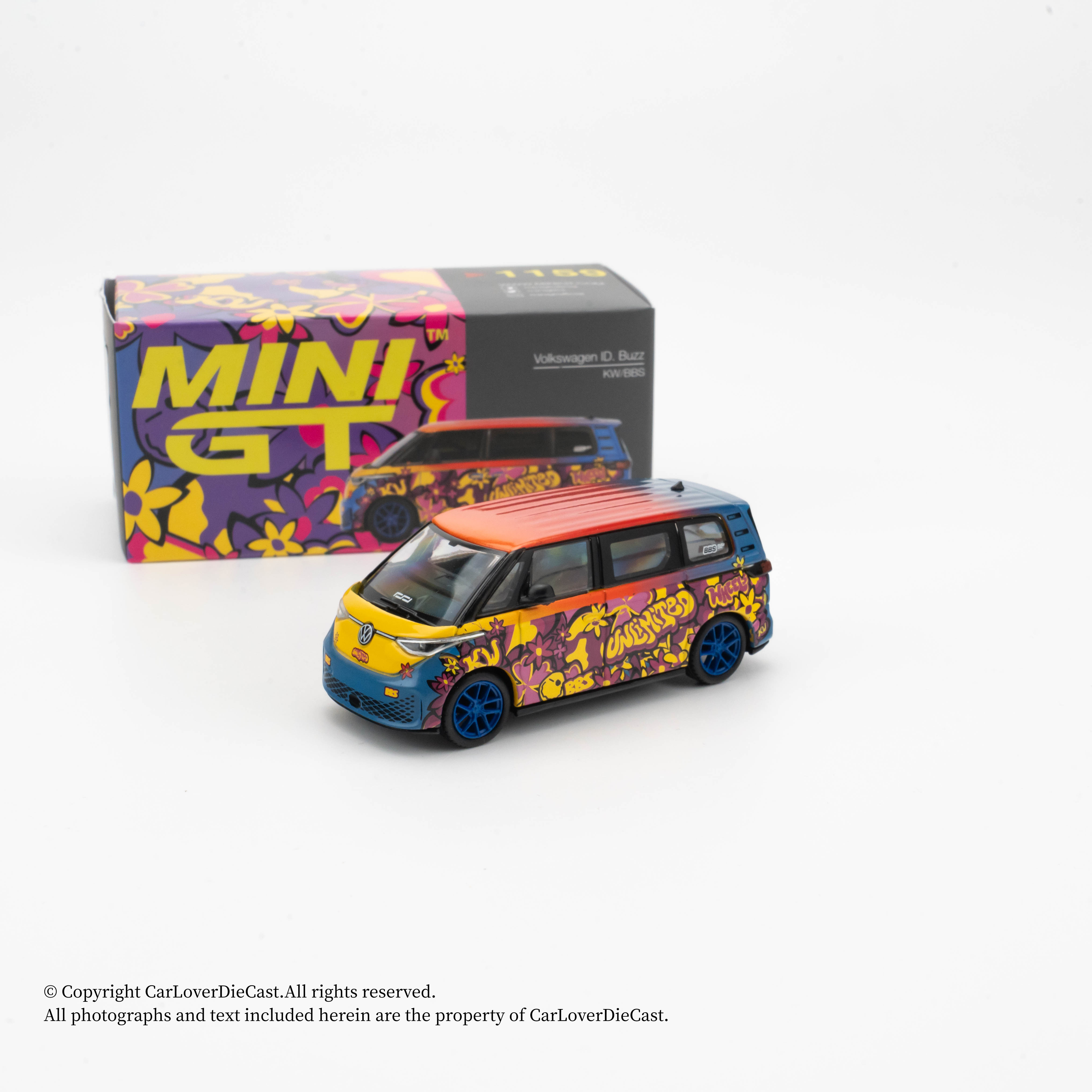MINIGT[1159]大众 ID.Buzz KW/BBS 1:64合金车模