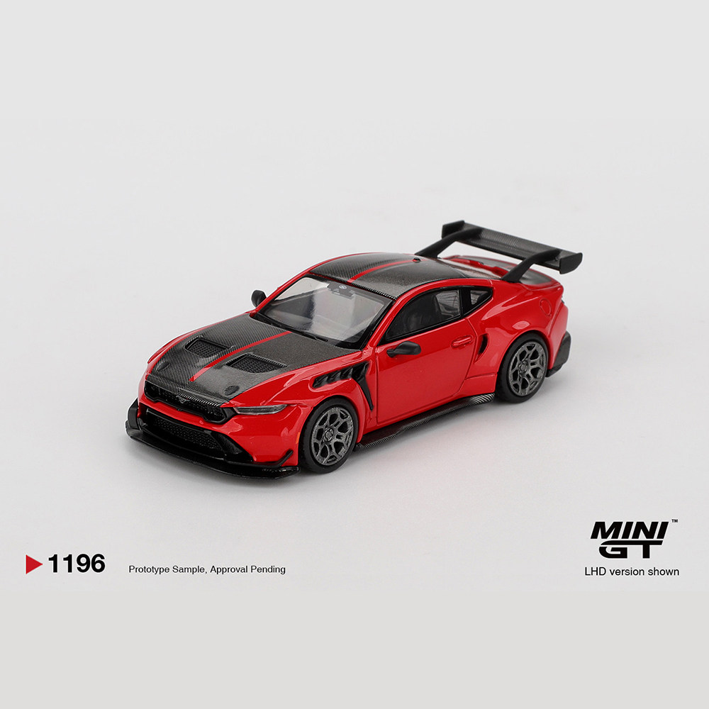 MINIGT[1196]福特Mustang GTD Race 红1:64合金车模