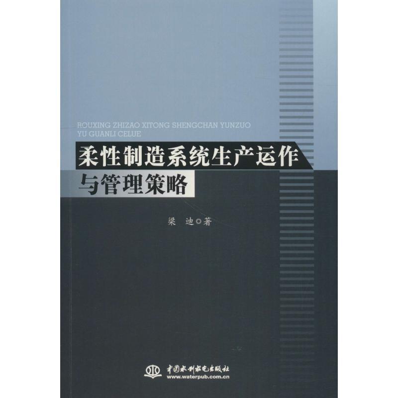 【正版书】 柔性制造系统生产运作与管理策略 梁迪 著 中国水利水电出版社