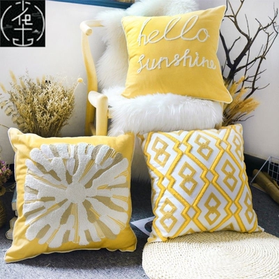 Decorative Pillows For Sofa Cushion Embroidered pillowcase