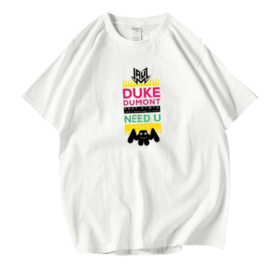 Marshmello短袖T恤footprints 电音 Skrillex百大DJ衣服男女情侣