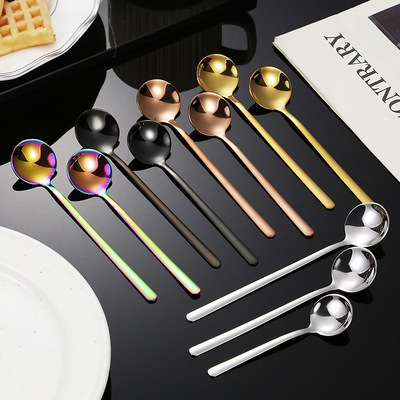 304不锈钢咖啡甜品勺1013