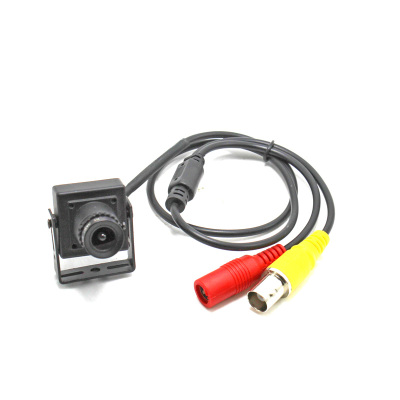 600TVL 黑白工业星光低照家用CCD有线监控摄像头