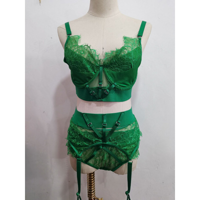 极速2021 sexyj body shaping strappy lace underwear set