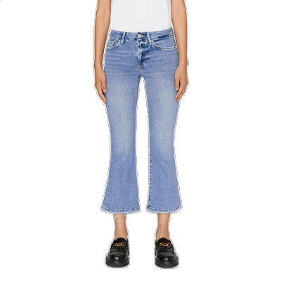 中腰FRAMEDENIM微喇长裤牛仔裤