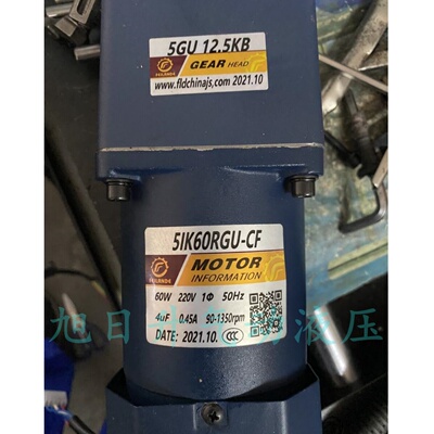 FEILANDE菲兰德制冰机片冰机电机5IK60RGU-CF减速机5GU12.5KB