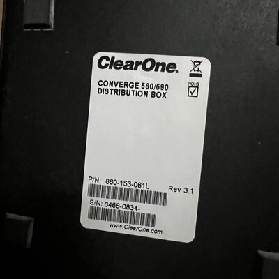 议价clearone converge560/590话放，成色超