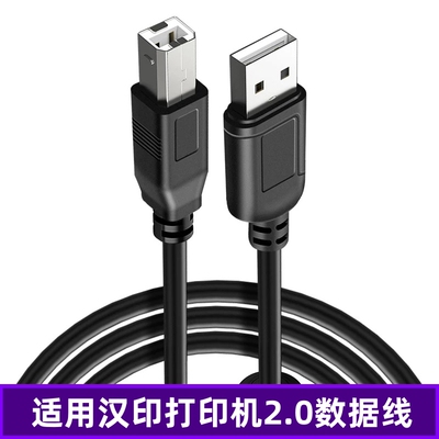 适用于汉印G42D/R42D/N31/N41/P8/D45BT快递面单打印机数据线加长
