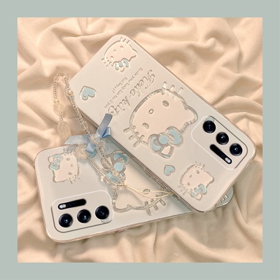 可爱卡通KT猫适用oppofindn3flip手机壳findn2flip高级感n3超萌n2趣味findn折叠屏硬壳oppo小众0pp0个性创意