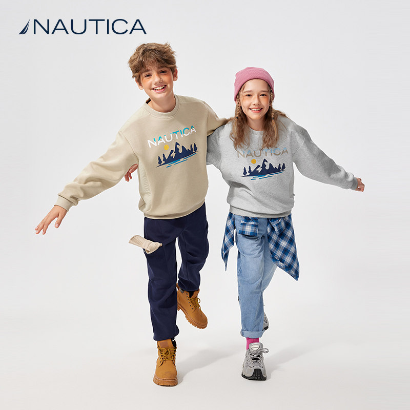 NAUTICAKIDS诺帝卡圆领卫衣男女大童NKH101506A