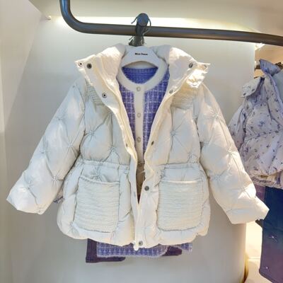 Mini Peace男女童简约时尚羽绒服F2ACE4201