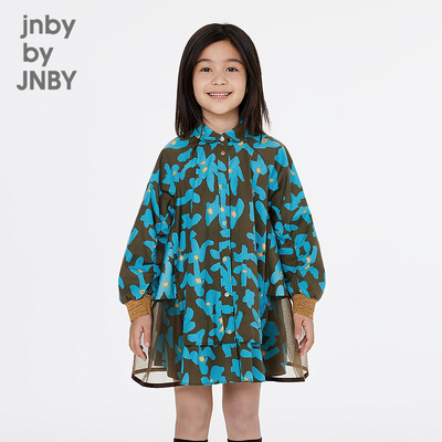江南布衣童装翻领 长袖连衣裙 女童jnbybyjnby1P2G13610