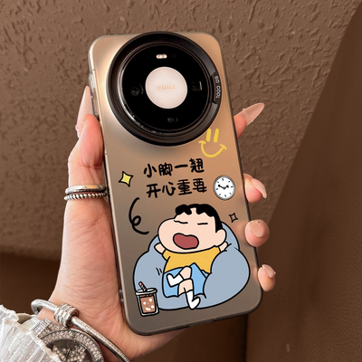适用华为mate80手机壳新款pura90pro小众70ultra超薄air卡通蜡笔小新nova16防摔m60pro+畅享90promax女巨好看