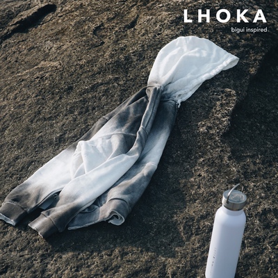 LHOKA耐脏休闲卫衣旅行随性做旧宽松舒适外套帽衫学院户外oversiz